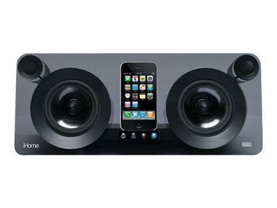 iHome iP1 - Speaker dock - for portable use - 100 Watt - 2-way ...
