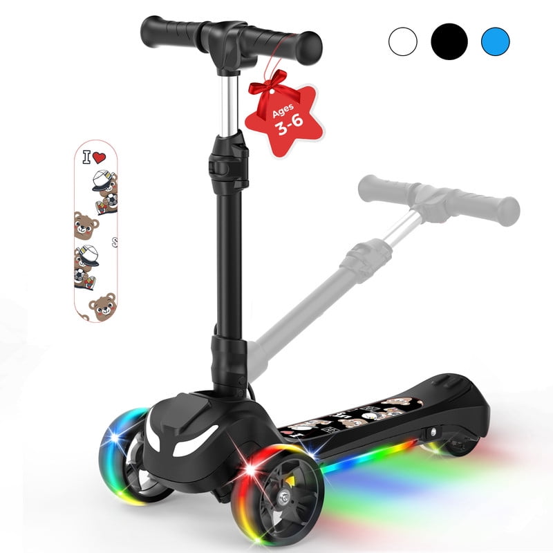 iScooter B1 Electric Scooter for Kids 3-7, 70W Motor, Foldable, LED ...
