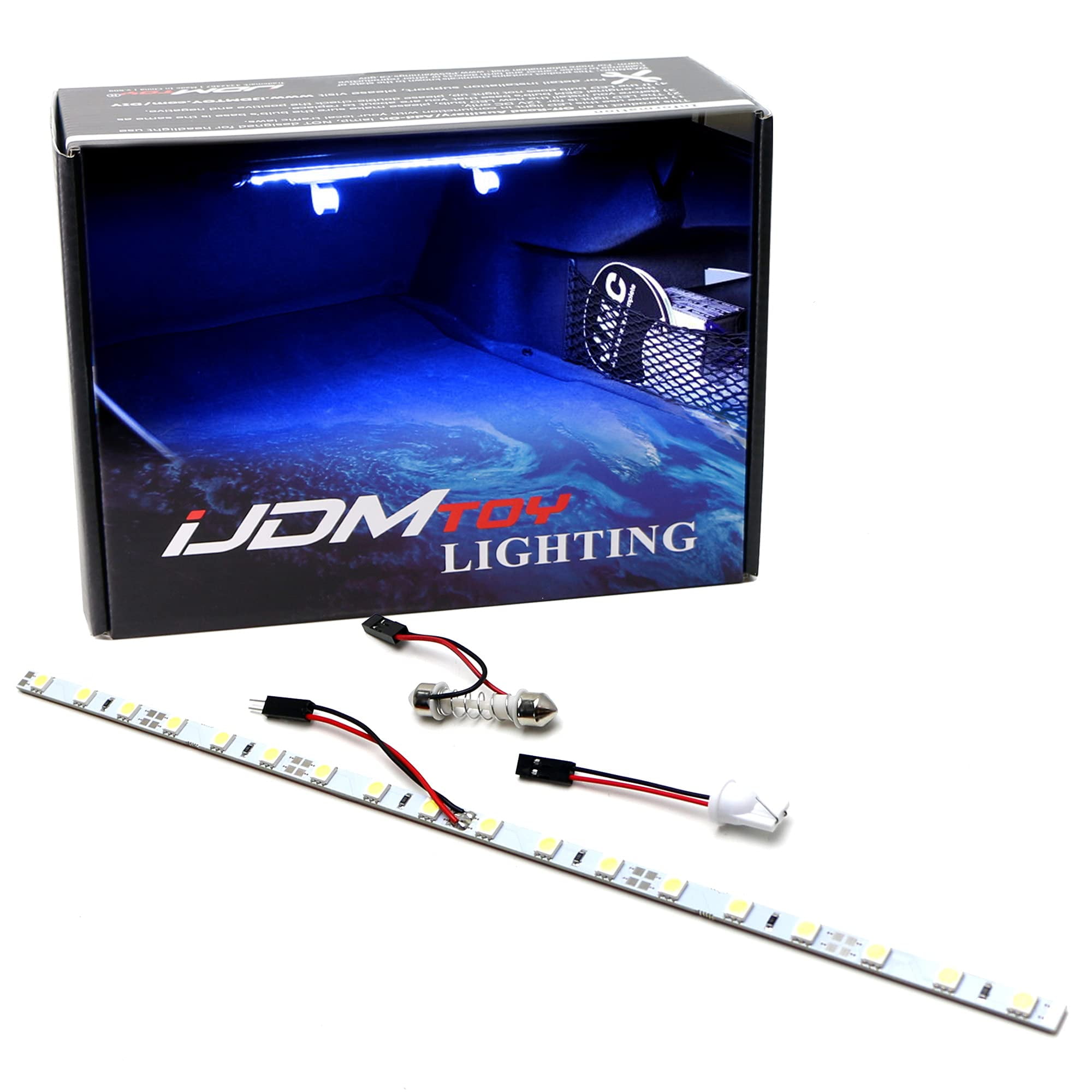 iJDMTOY 18-SMD-5050 LED Strip Light Compatible with Car Trunk Cargo ...