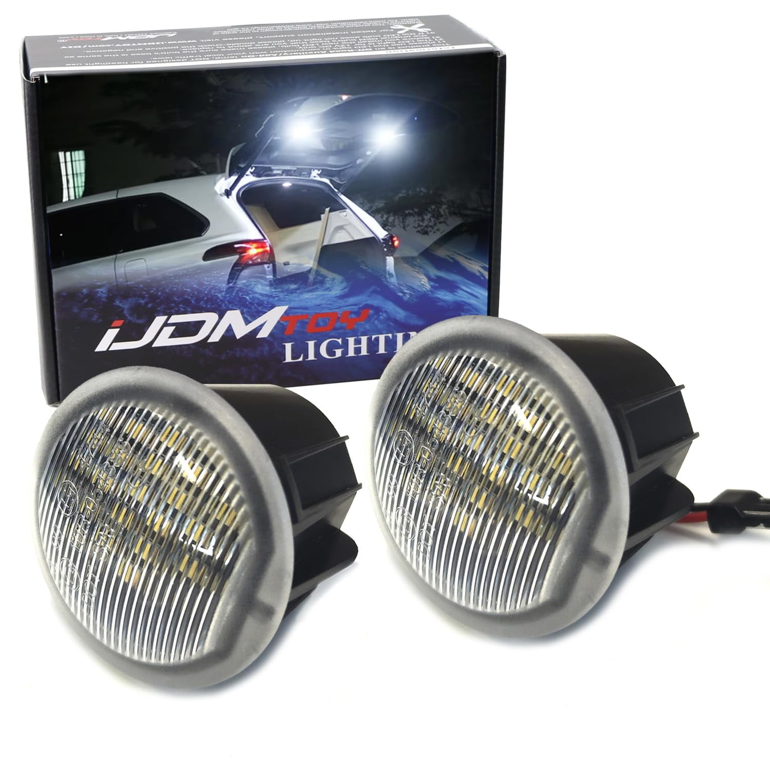 iJDMTOY Super Bright High DHF10 Power Xenon White Full LED Cabin Trunk ...