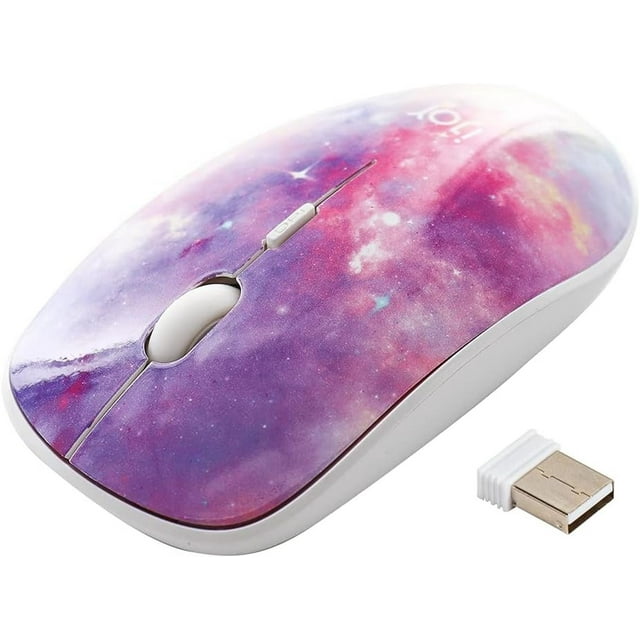 iJOY Click Tie Dye Bluetooth Wireless Mouse for Laptop and Computer ...
