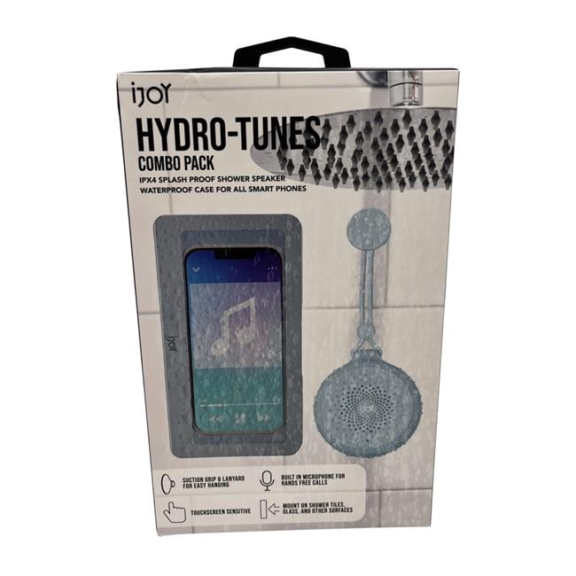 iJoy Hydro Tunes 3-Watt Wireless Shower Speaker, Light Blue, IJSPHYD01-H - Walmart.com