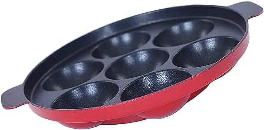 iKonbi 7 Cavity Aluminium Utensils with Non-Stick Coating Pan/Appam ...