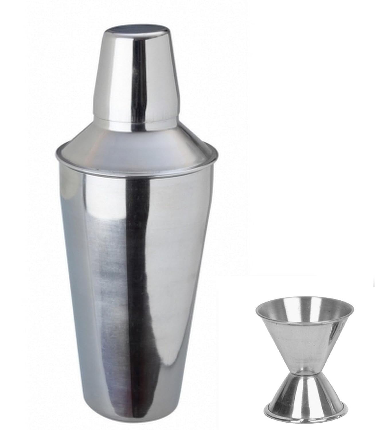 iKonbi Stainless Steel 2 Piece Bar Set (Medium)- Regular 500 ml with ...