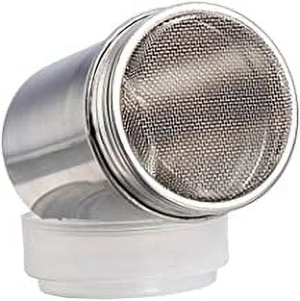 iKonbi Stainless Steel Chocolate Shaker| Chat Masala Sprinkler| Cocoa ...