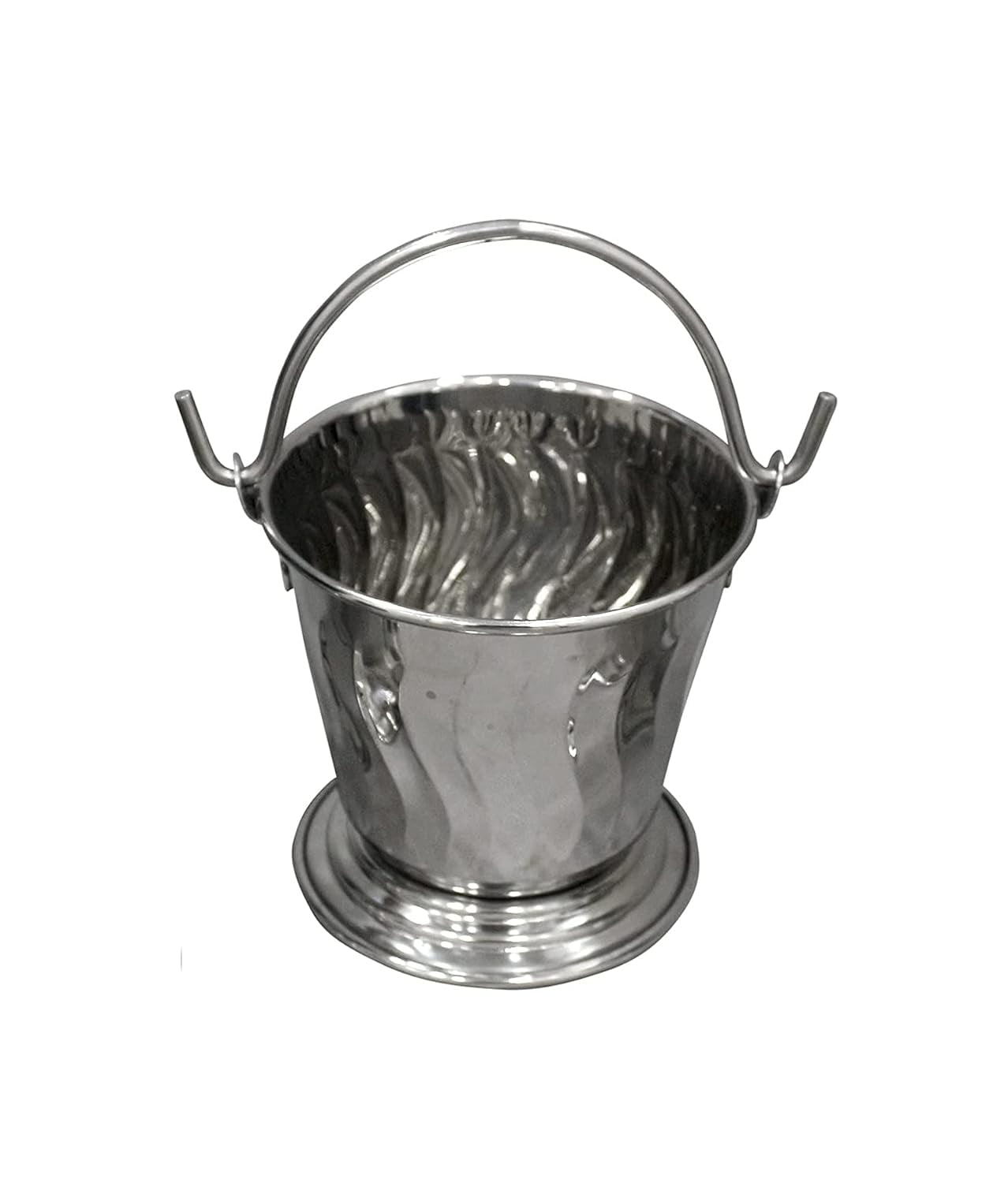 iKonbi Stainless Steel Daal/Sabji/Gravy Serving Bucket/Balti Medium ...