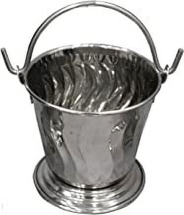 iKonbi Stainless Steel Daal/Sabji/Gravy Serving Bucket/Balti Small ...