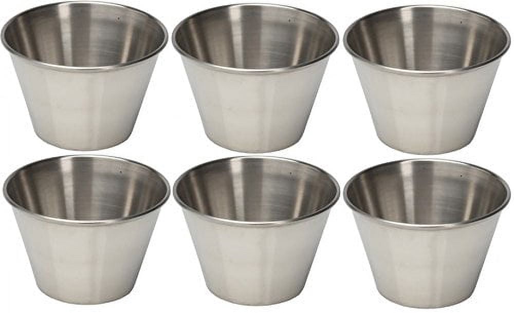 iKonbi Stainless Steel Sauce Cup/Chutney Cup/ Chips Dip Cup- Set of 12 ...
