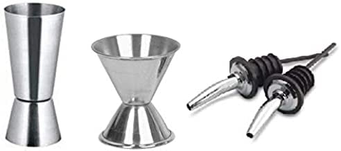 iKonbi Stainless Steel Set of 2 Double Sided Peg Measure with Set of 2 ...