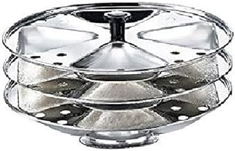 iKonbi Stainless Steel Triangle Shape idli stand/Idli maker 4x3 Plates ...