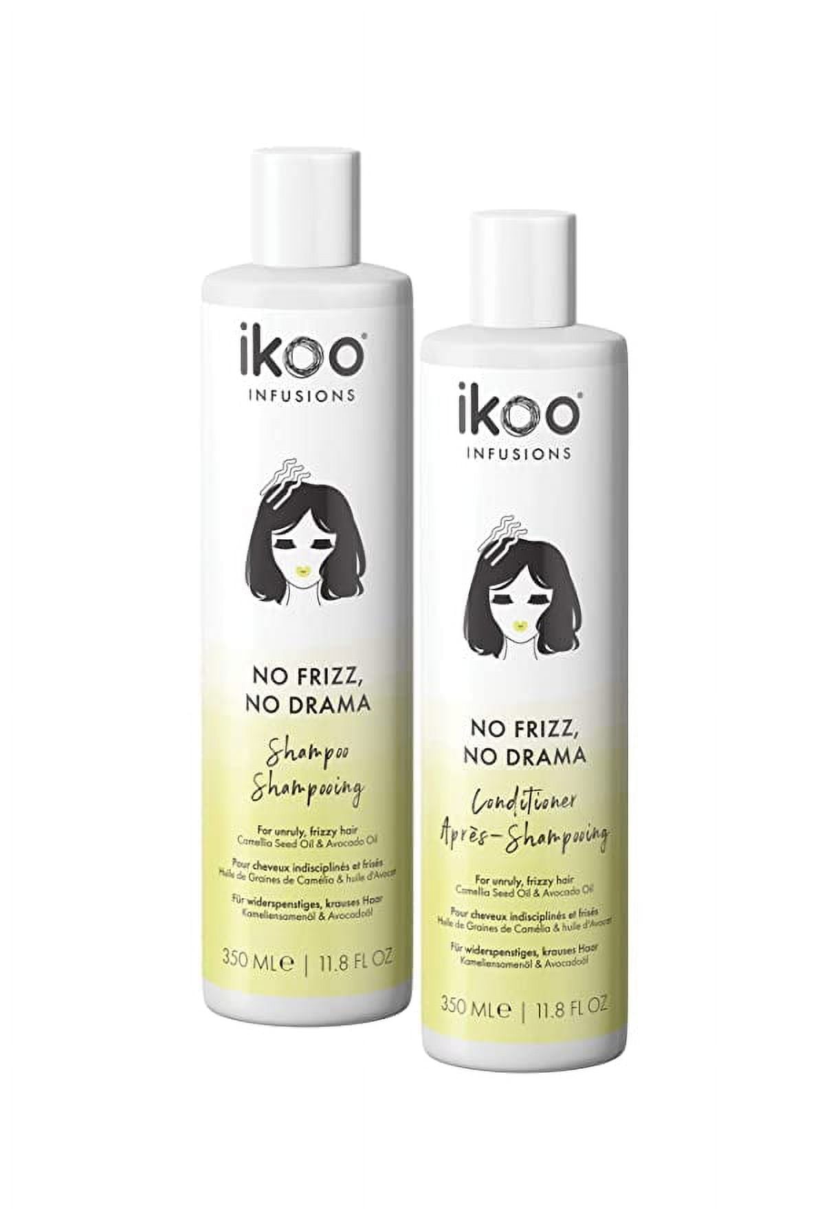 iKoo No Frizz Shampoo & Conditioner Duo, 11.8 Fl Oz, For Frizzy Hair, Vegan, Paraben-Free ...