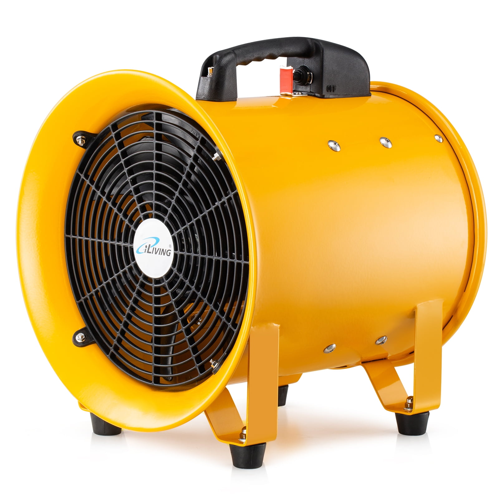 iLIVING 12 inch Utility Blower Exhaust Warehouse Ventilator Fan, 550W ...