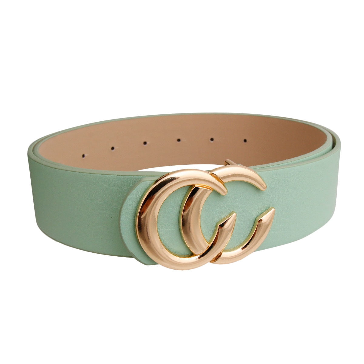 iLLASPARKZ Mint and Gold C Designer Belt - Walmart.com