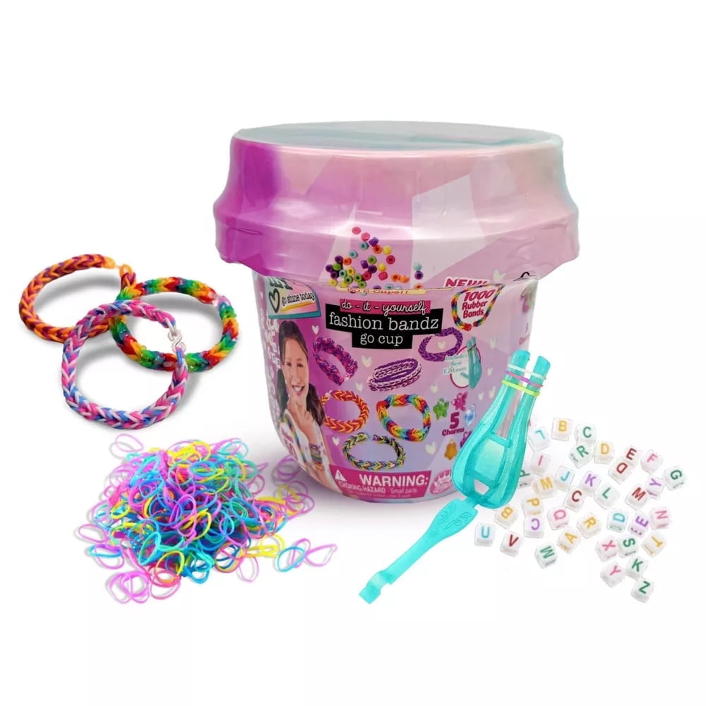 iLY DIY Fashion Bandz Go Cup: EZ Bracelet Loom Kit with 1000 Bands, Age ...