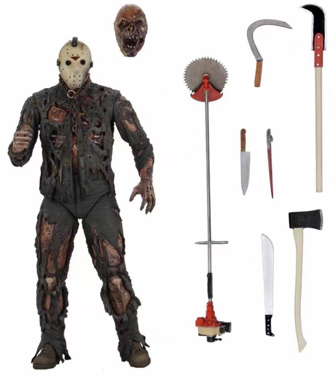iLicht-Friday the 13th Part 7 Ultimate Jason -6.3Inches Scale Horror ...