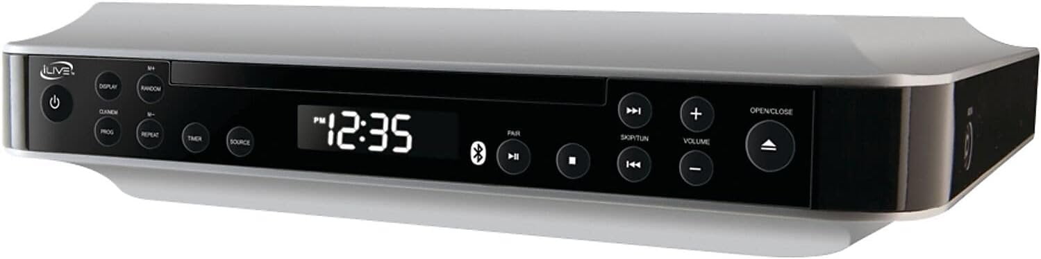 iLive IKBC384S GPXIKBC384S Bluetooth Under-Cabinet Music System ...
