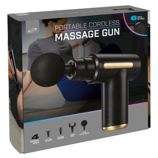 iLive Personal Handheld Massager IMP202B - Walmart Business Supplies