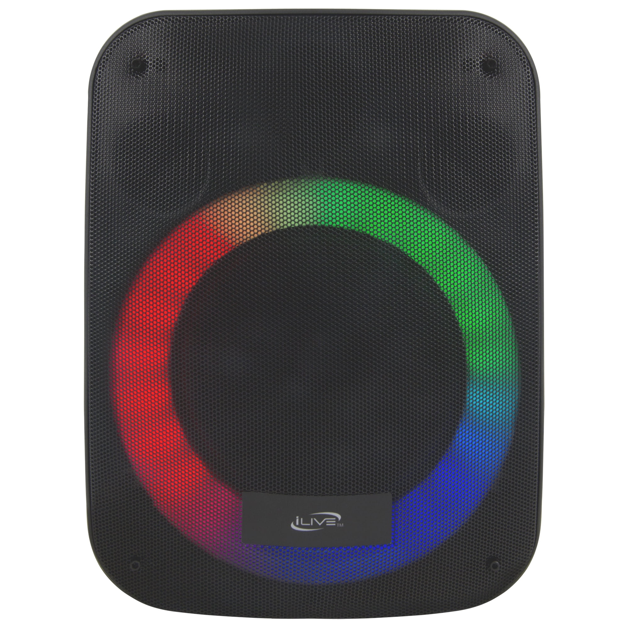 iLive Wave LED Lighting Bluetooth Portable Speaker, Black, ISB273B - Walmart.com