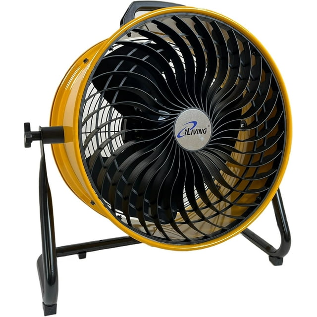iLiving 18 in. Low Noise Turbo Fan 4100 CFM 3-Speed Portable Air ...