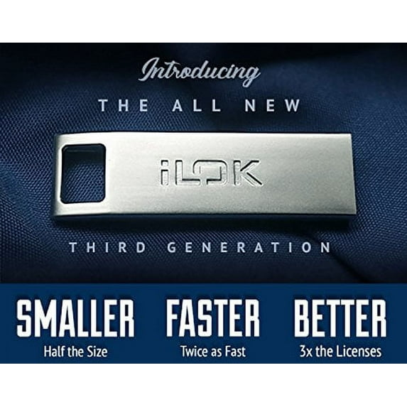 iLok Third Generation USB Key Software Authorization Device with 1500 ...