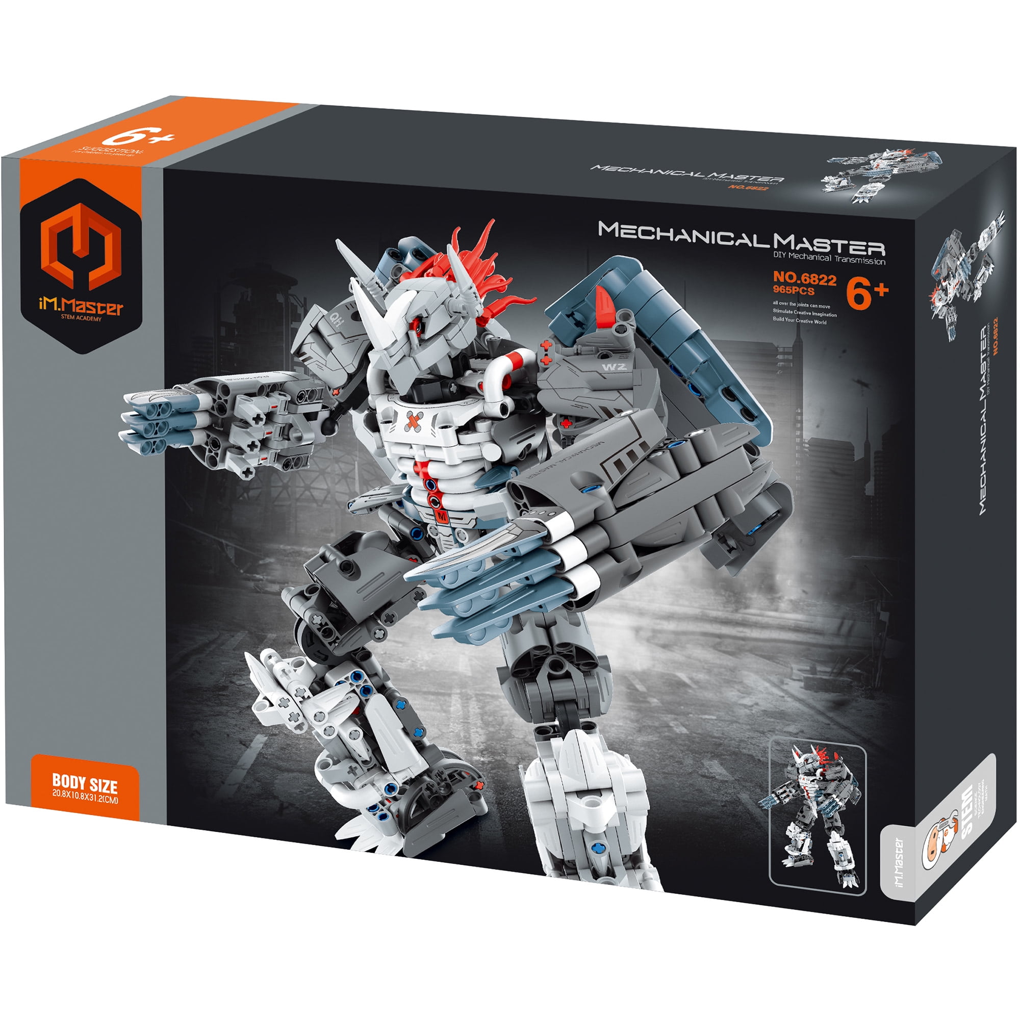iM.Master STEM Academy: Mechanical Master - Mecha Blue/Grey - 965pcs ...