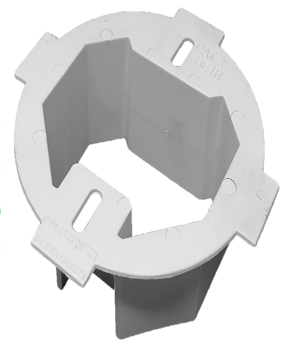 iMBAPrice 1-Gang 4.8 inch Width Plastic White Electrical Ceiling Box ...