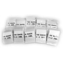 1000 Seal Poly Bag Reclosable Clear Plastic Reclosable Baggies W 2 x 3 ...