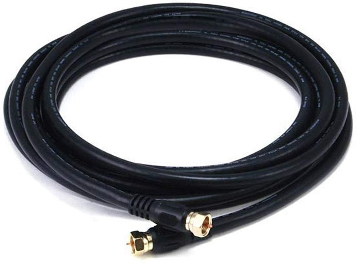 iMBAPrice 12 feet RG6 Coaxial Cable, F-Type Screw-on Connectors for F ...