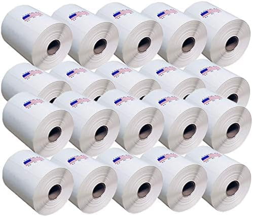 iMBAPrice 20 Rolls of 250 (USA Made) 4x6 Direct Thermal for Zebra 2844 ...
