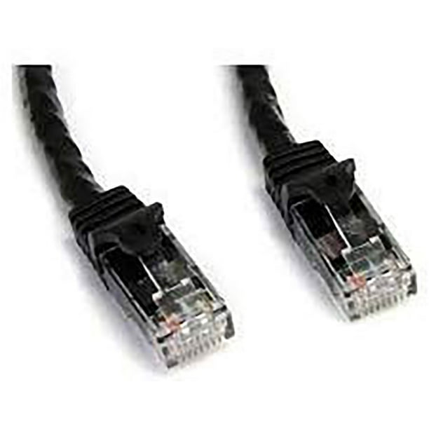 iMBAPrice 25ft Cat6 Ethernet Network Patch Cable RJ45 Black, Connect ...