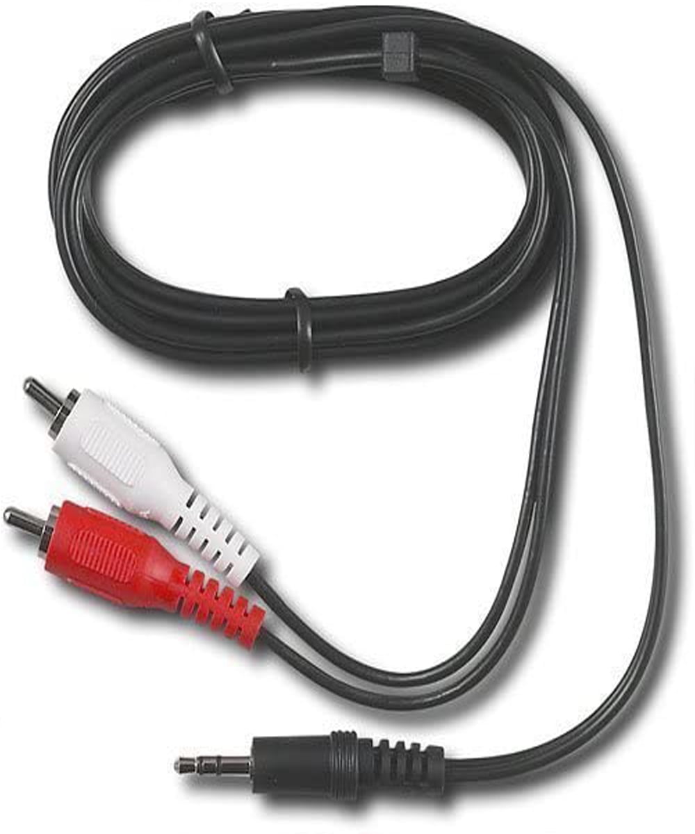 iMBAPrice 3.5mm Stereo Male to Two RCA Male Cable 50 feet Home Theater ...