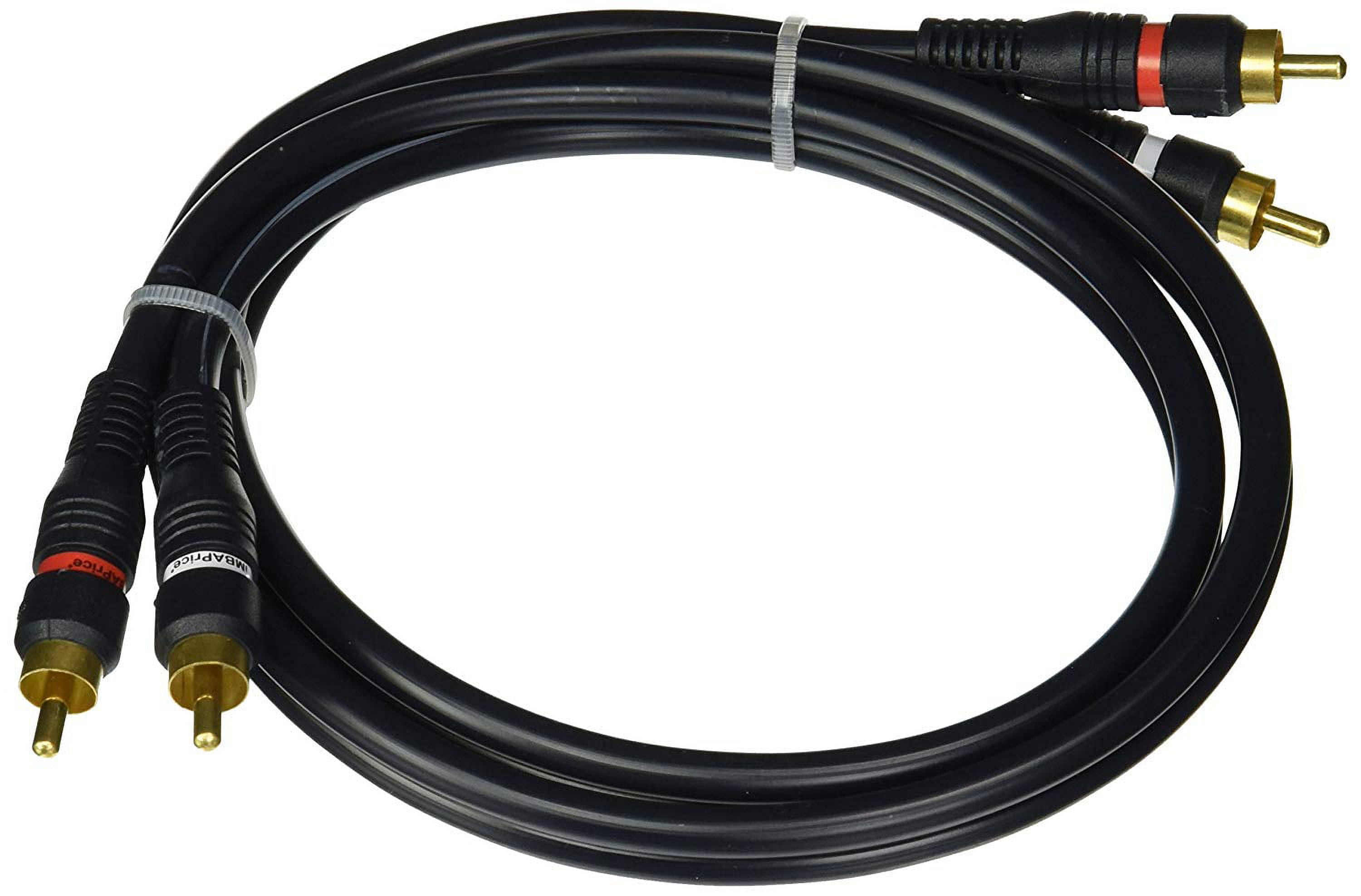 iMBAPrice 3 feet 2RCA to 2RCA New Home Theater Audio Cable - 3 feet ...