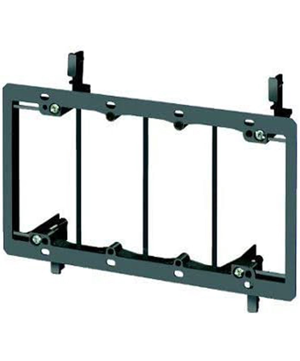 iMBAPrice 4 Gang Low Voltage Wallplate Mounting Bracket - Black ...