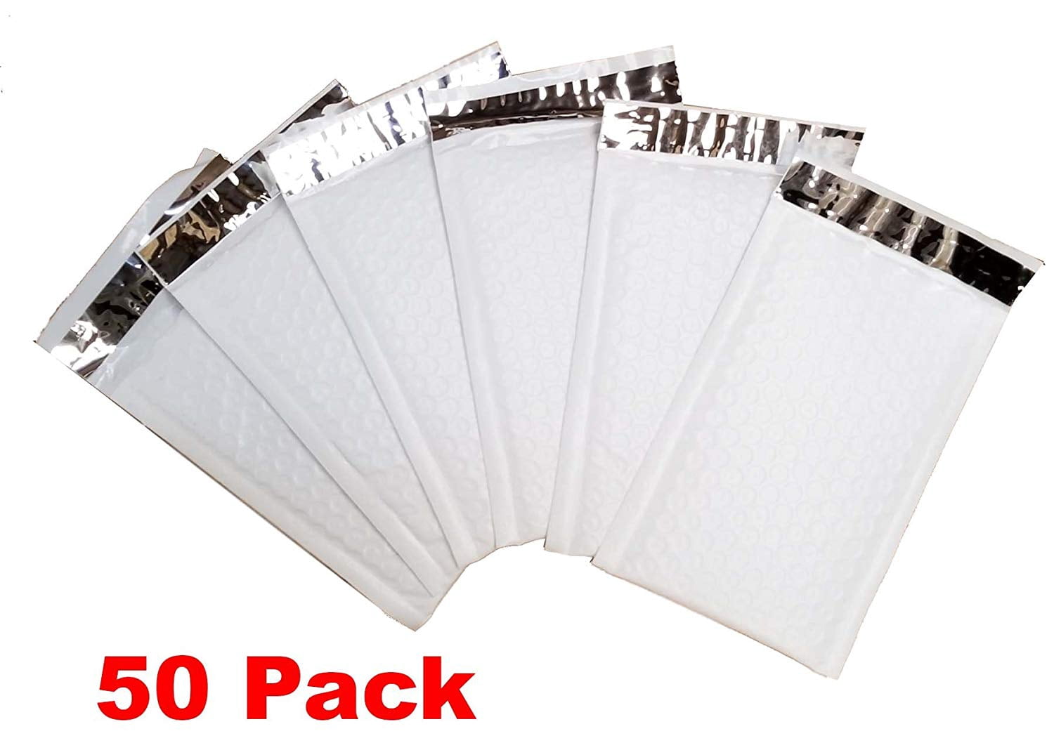 iMBAPrice 4x8 inches Poly Bubble Padded Envelops, Free USB Cable ...