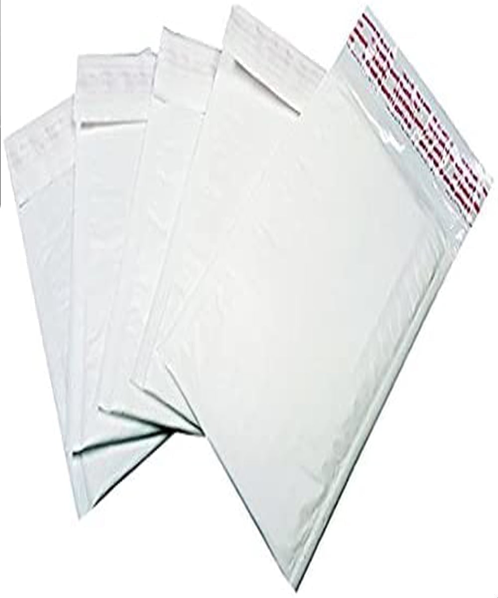 iMBAPrice 4x8 inches White Poly Bubble Mailers, Padded Shipping Bags ...