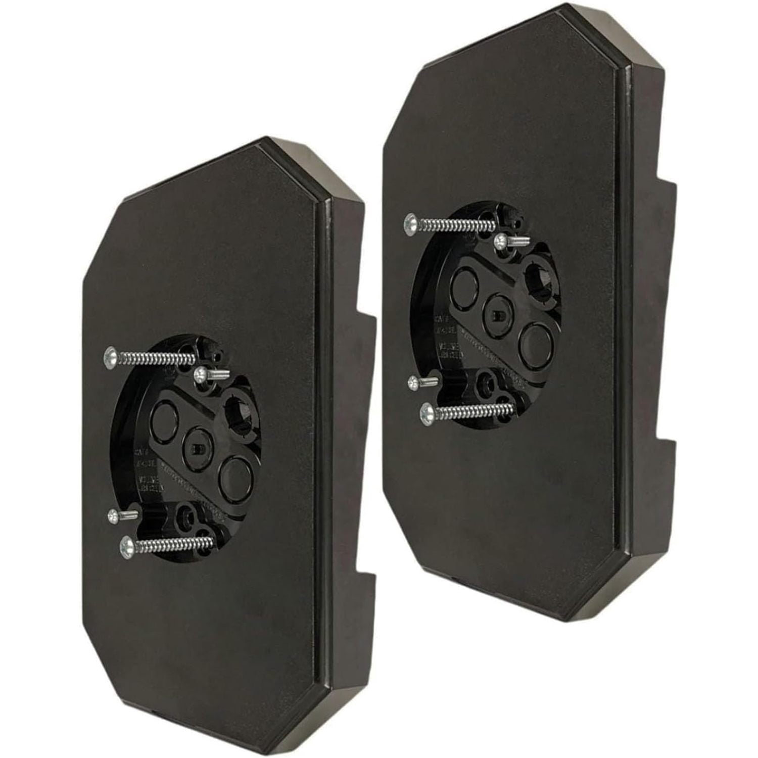 iMBAPrice 8141DBL-2 Black Outdoor Light Mounting Block with Built-in ...