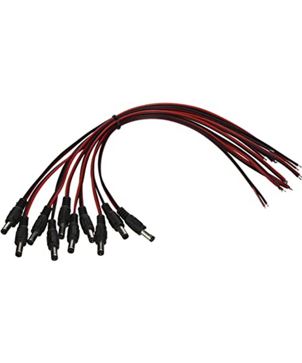 iMBAPrice DC Male New Power Plug Pigtail Cable 2.1x5.5mm CCTV Systems ...