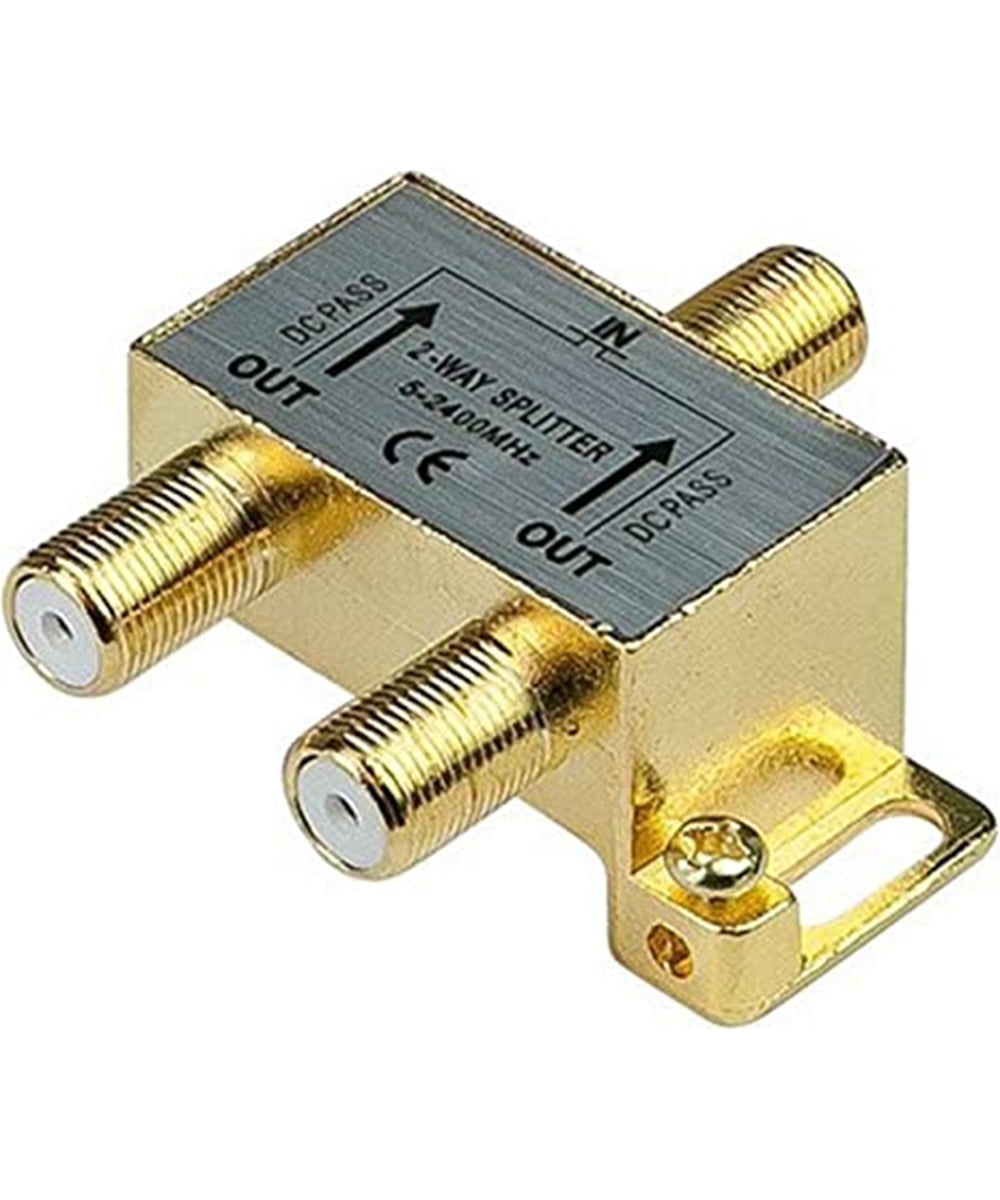 iMBAPrice 2-Way 2.4GHz Coaxial Cable Splitter for TVs, Boxes ...