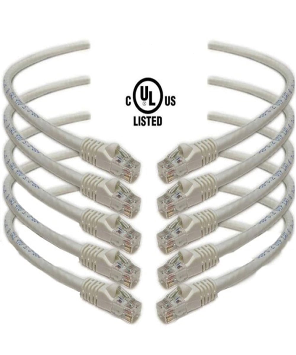 iMBAPrice 25ft Cat5e RJ45 Patch Ethernet Network Cable for PC, Mac ...