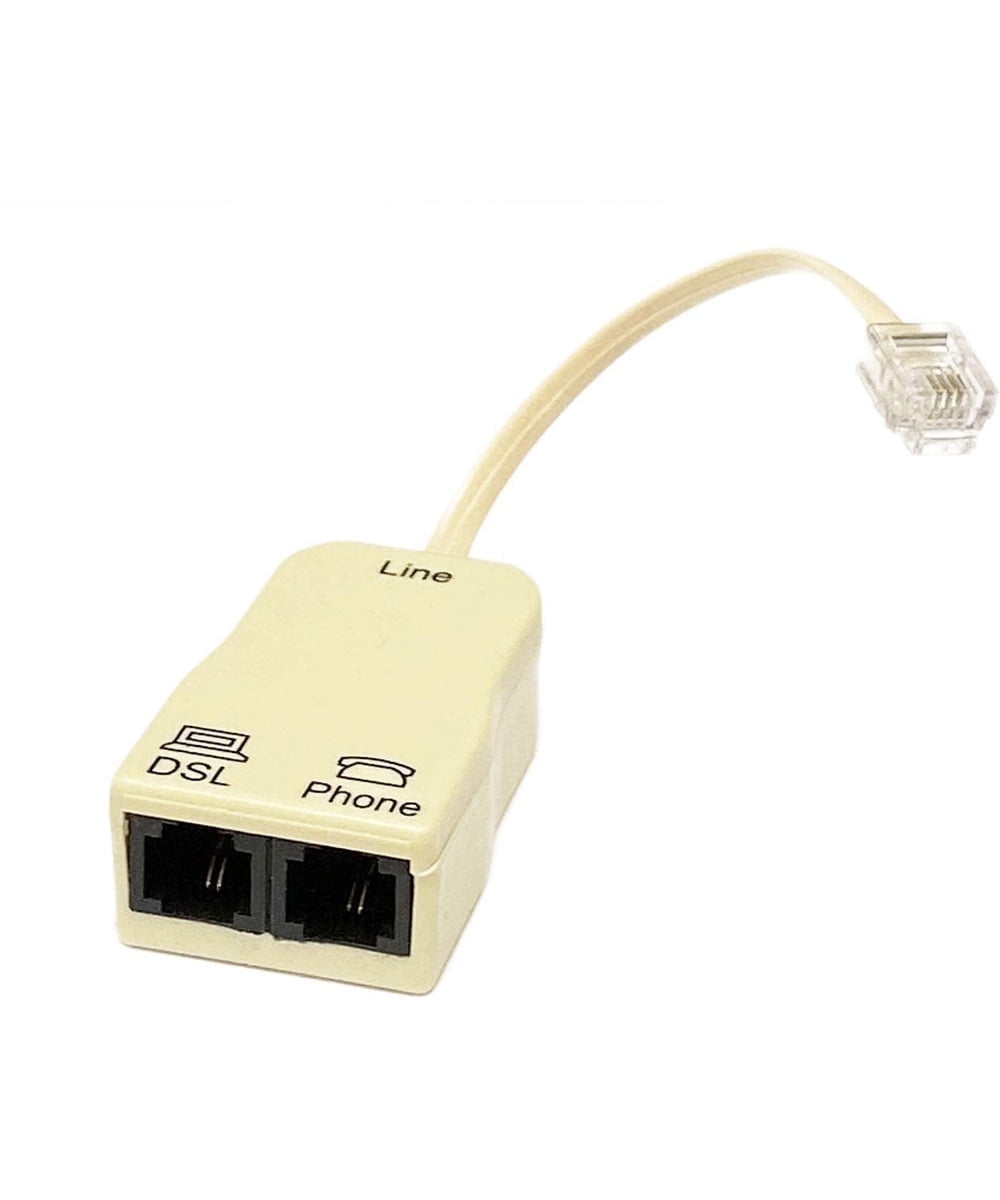 iMBAPrice In-Line DSL Splitter with Noise Filter, Line Product RJ11 ...