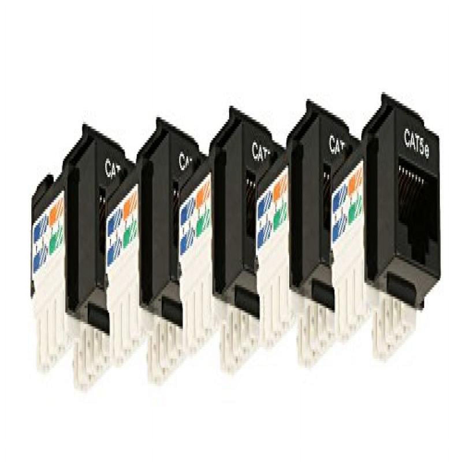 iMBAPrice Keystone Punch Down Jack Cat5e RJ45, 6.5in Data Cable ...