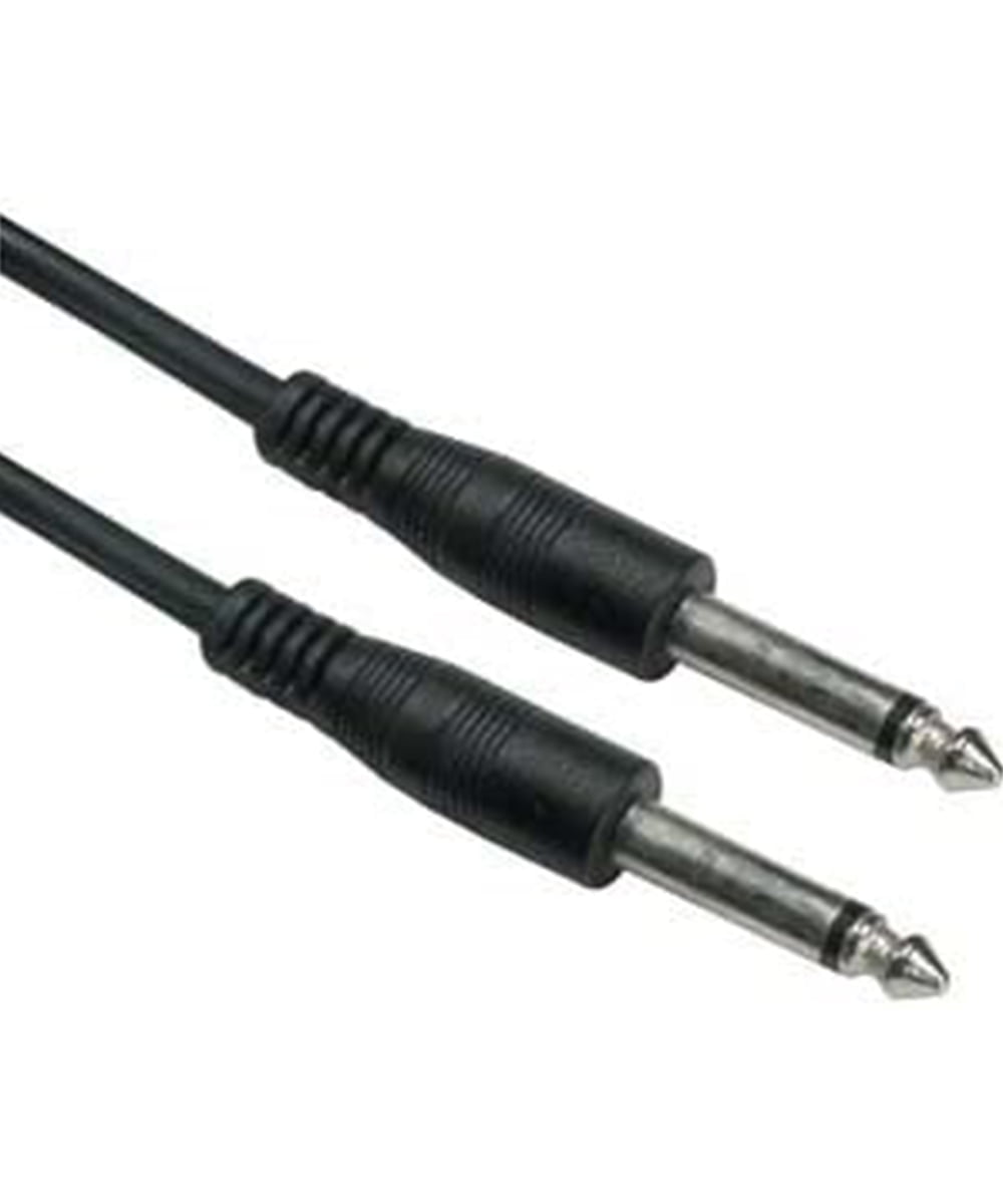 iMBAPrice New Male Connectors Mono Audio Cables - Black, 25 feet Cable ...