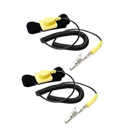 iMBAPrice (Pack of 2) Anti-Static Adjustable Grounding Wrist Strap ...