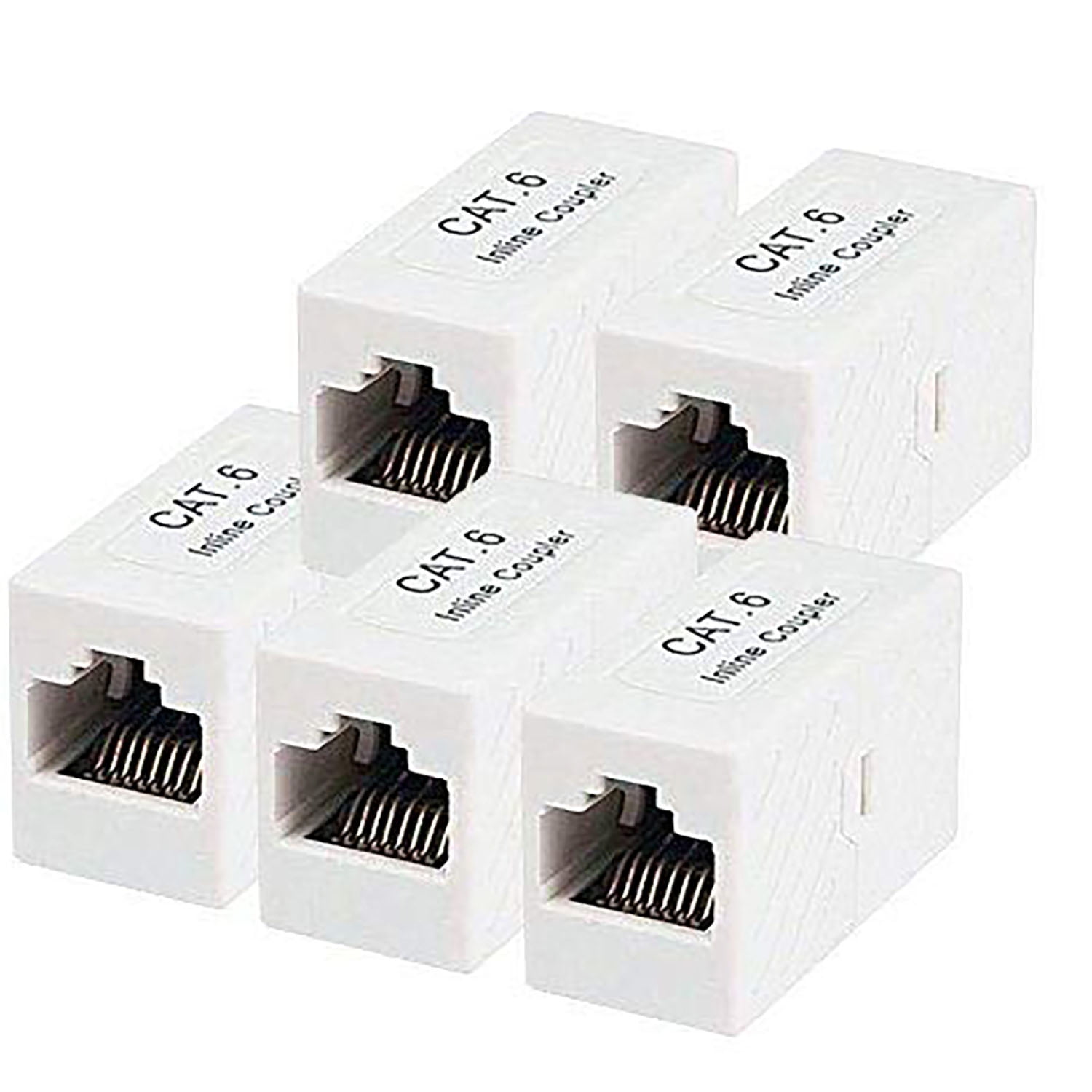 iMBAPrice RJ45 Coupler 4.9 inches Cat6 Ethernet Cable Extender ...