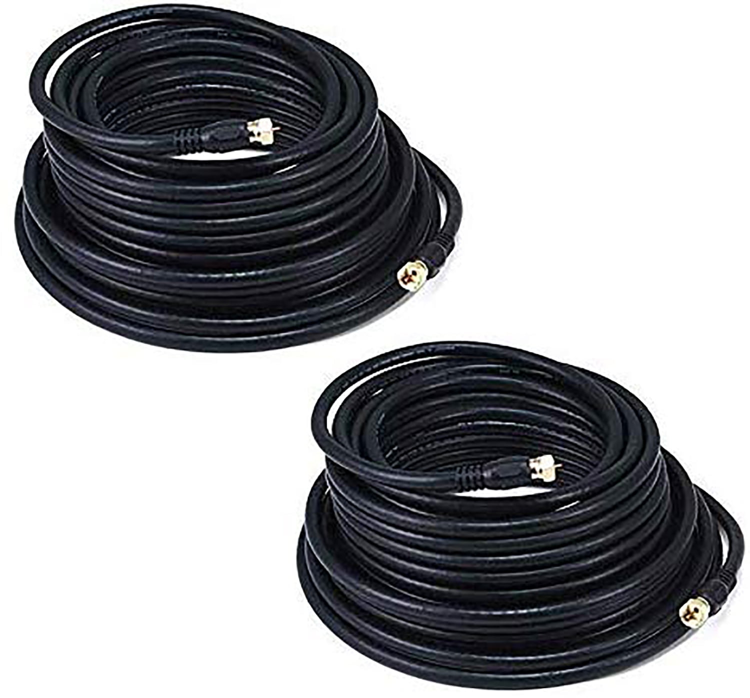 iMBAPrice RG6 New Coaxial Extra Patch Cable 50ft with F-Type Screw-on ...