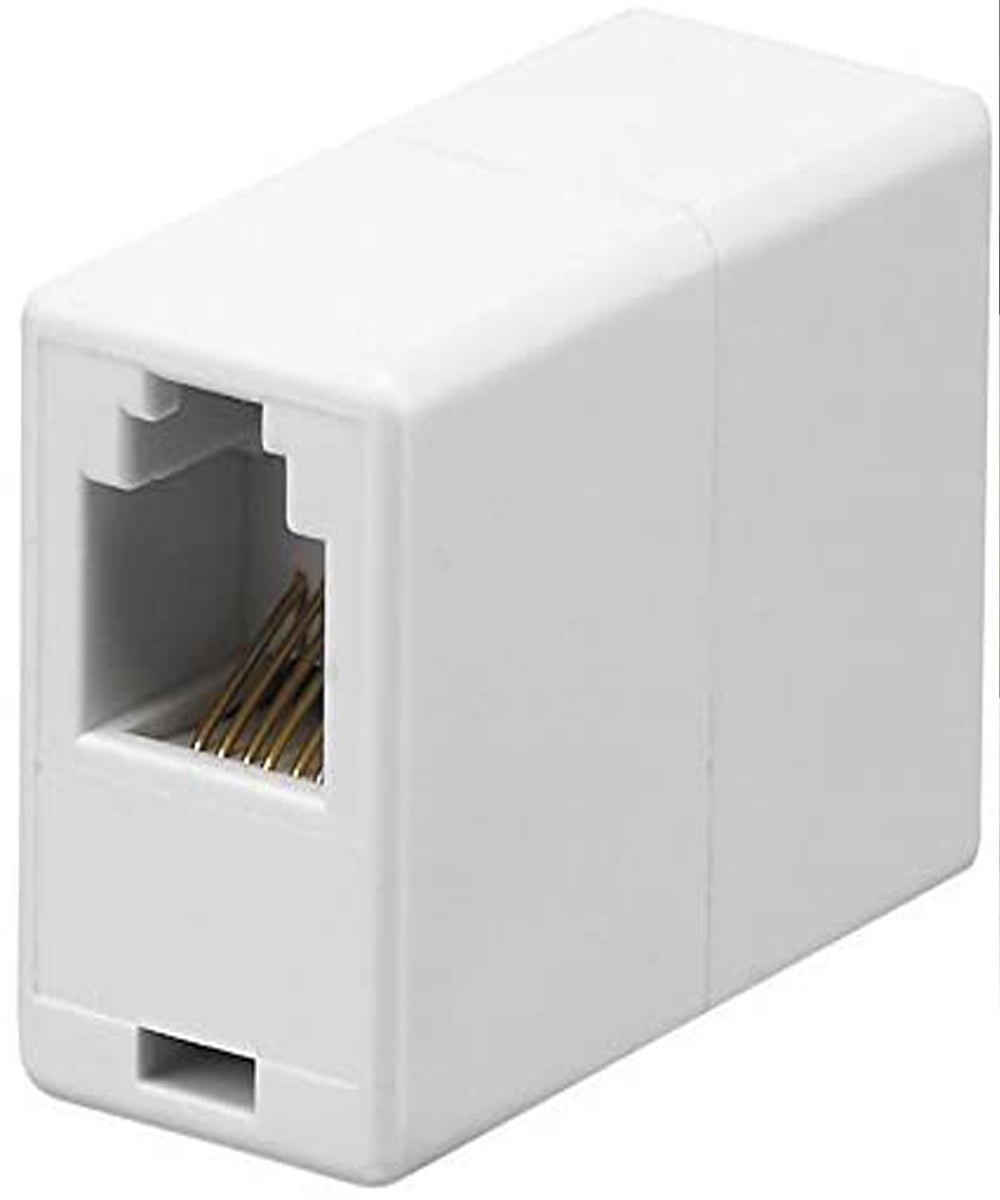 iMBAPrice 1.3-inch RJ12 Connector Cords 6P6C Straight Telephone Inline ...