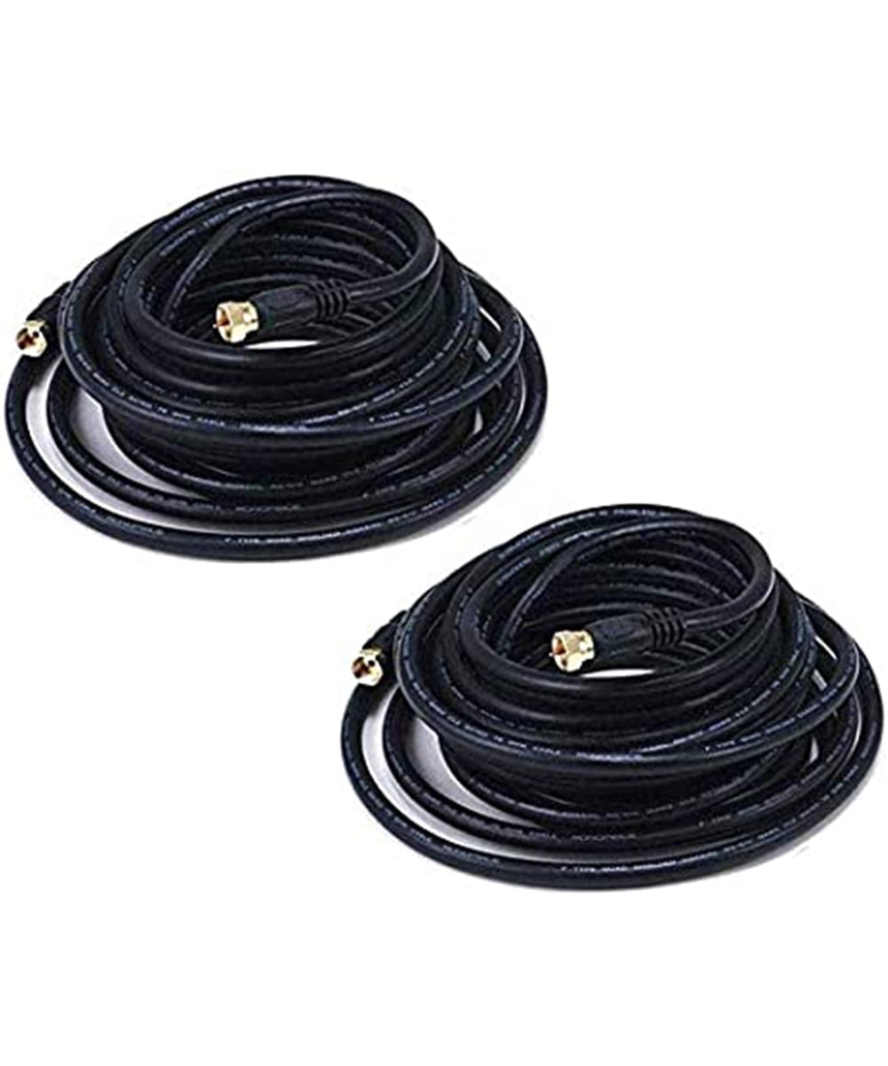 iMBAPrice 25ft Long New Patch Cable, F-Type Screw-on RG6 Coaxial Cable ...