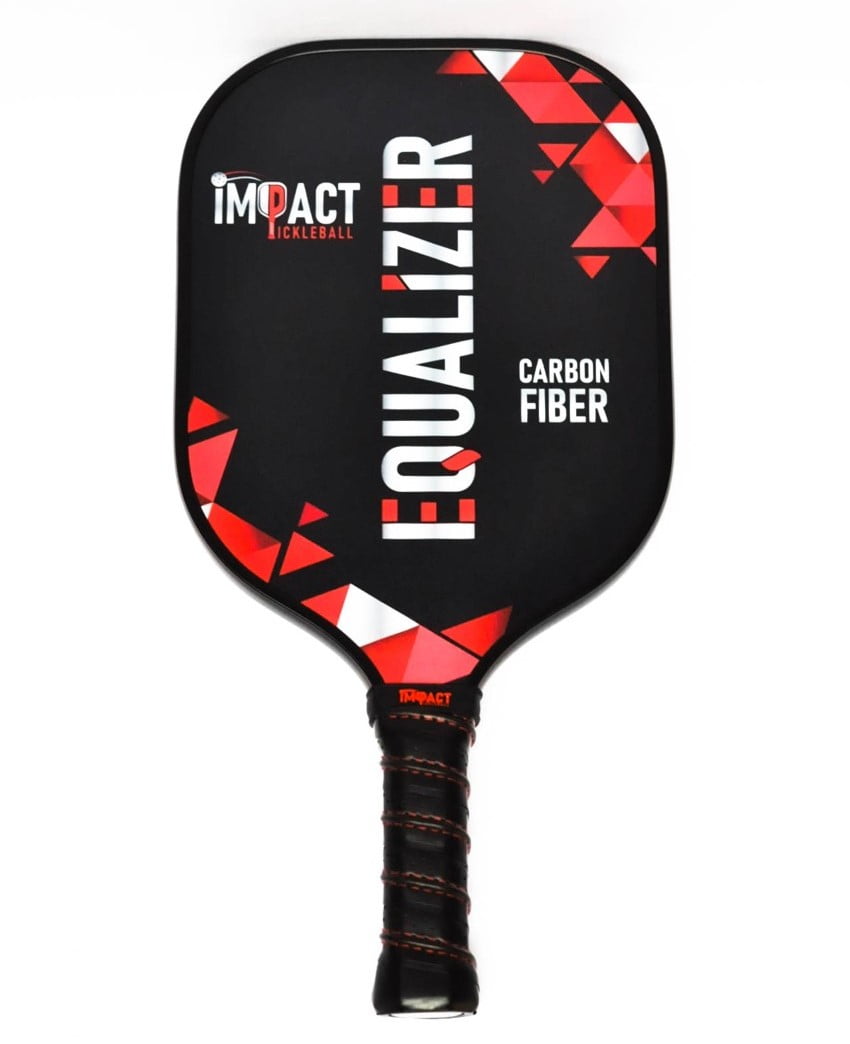 iMPACT Equalizer Pickleball Paddle - UD Carbon Fiber Face, Dual Polymer ...
