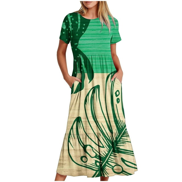 Imai Summer Dresses For Women 2024 Maxi Boho Long Dresses For Women