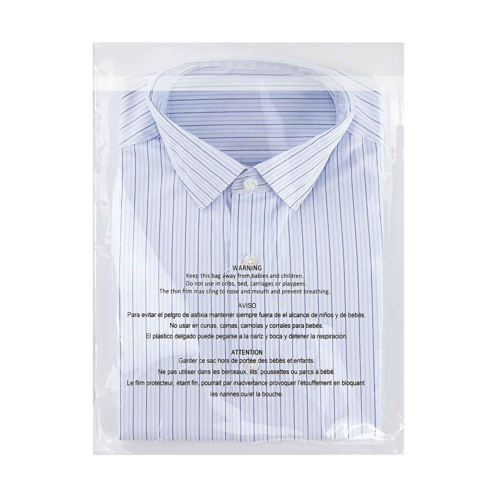 iMailer - 11" x 14" (200 Count) Self Seal Clear Poly Bags with ...